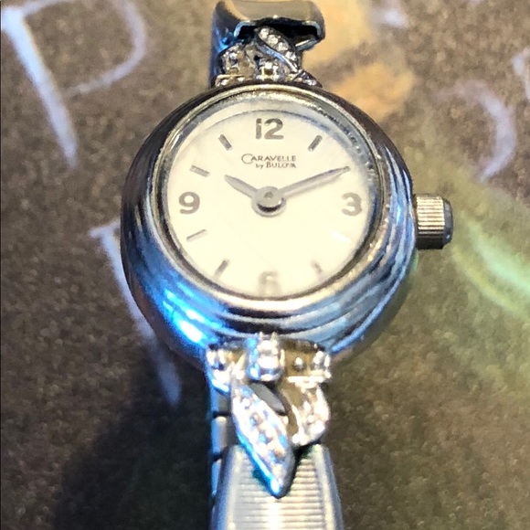 Bulova | Accessories | Caravellebulova A3 St Steel Watch W Crystals 2 ...